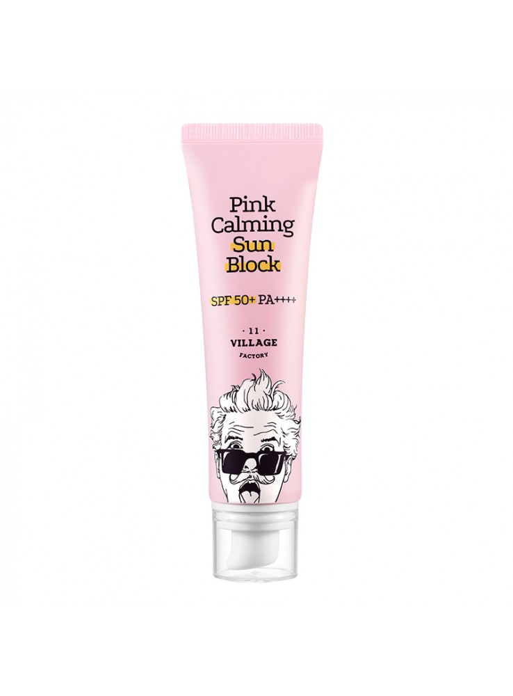 Village 11 Factory Pink Calming Sunblock - Korean Queens